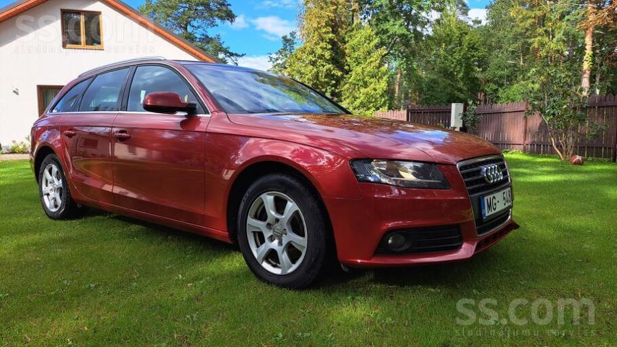 Sarkans Audi A4 2010 Jūrmala, ar dzinēja tilpumu 2.00 L un nobraukumu 470 tūkst. km par 3200 €, foto 14 vietnē AUTOMOTO.COM.LV