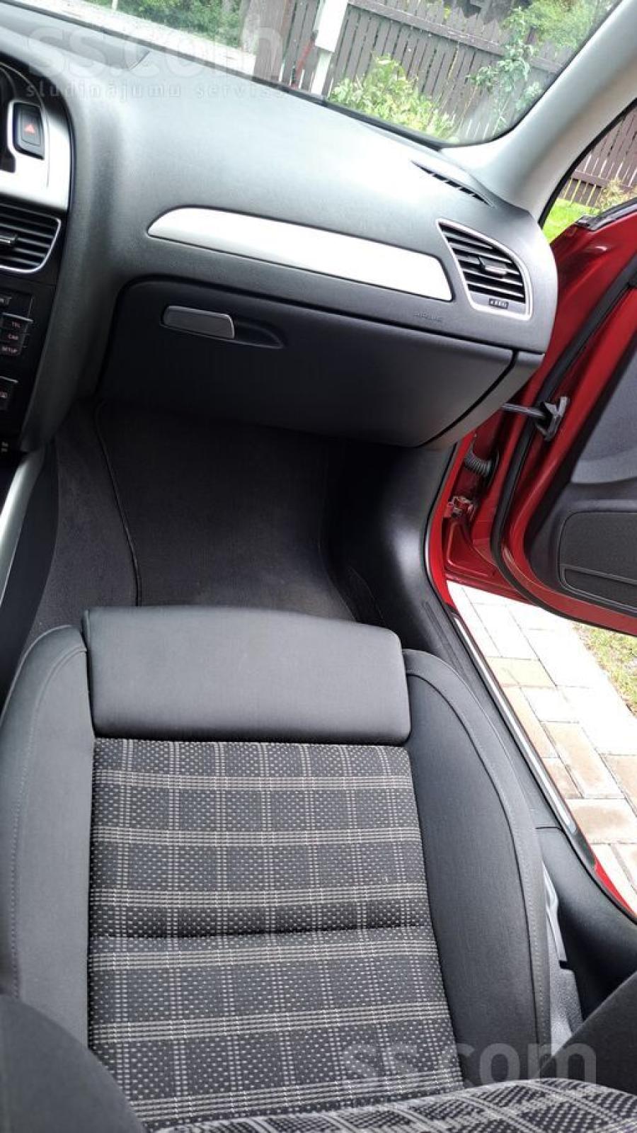 Sarkans Audi A4 2010 Jūrmala, ar dzinēja tilpumu 2.00 L un nobraukumu 470 tūkst. km par 3200 €, foto 26 vietnē AUTOMOTO.COM.LV
