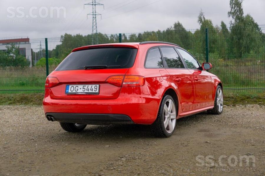 Red Audi A4 2011 in Riga, with an engine capacity of 1.80 L and mileage of 359 thousand km for 6990 €, photo 6 on AUTOMOTO.COM.LV