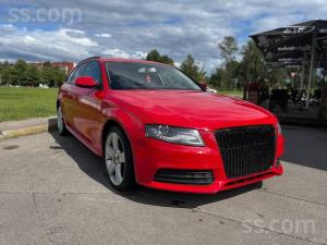 Red Audi A4 2011 in Riga, with an engine capacity of 2.00 L and mileage of 358 thousand km for 5500 €, photo  on AUTOMOTO.COM.LV