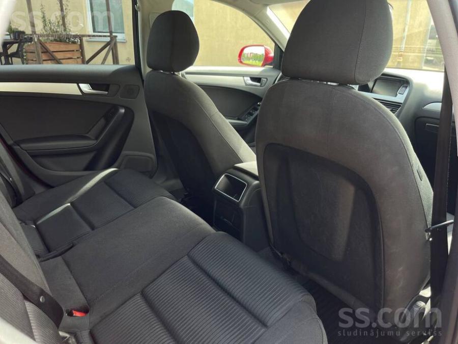 Red Audi A4 2011 in Riga, with an engine capacity of 2.00 L and mileage of 358 thousand km for 5500 €, photo 12 on AUTOMOTO.COM.LV