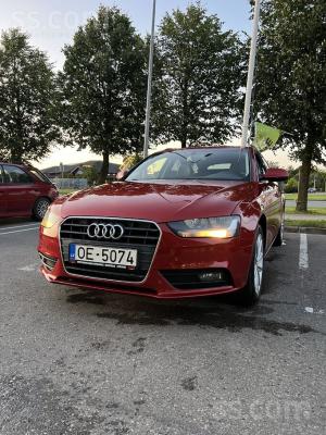 Red Audi A4 2012 in Riga, with an engine capacity of 2.00 L and mileage of 355 thousand km for 7800 €, photo  on AUTOMOTO.COM.LV