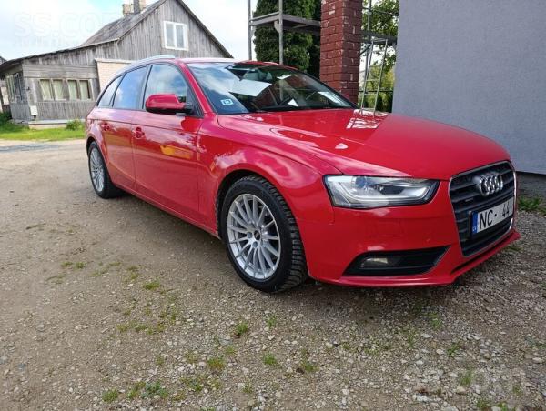 Red Audi A4 2012 in Aizkraukle, with an engine capacity of 2.00 L and mileage of 373 thousand km for 5850 €, photo 1 on AUTOMOTO.COM.LV