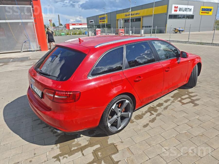 Sarkans Audi A4 2012 Jēkabpils, ar dzinēja tilpumu 3.00 L un nobraukumu 403 tūkst. km par 8500 €, foto 4 vietnē AUTOMOTO.COM.LV