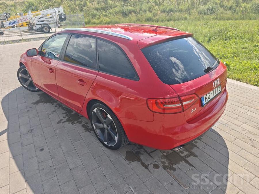 Sarkans Audi A4 2012 Jēkabpils, ar dzinēja tilpumu 3.00 L un nobraukumu 403 tūkst. km par 8500 €, foto 5 vietnē AUTOMOTO.COM.LV
