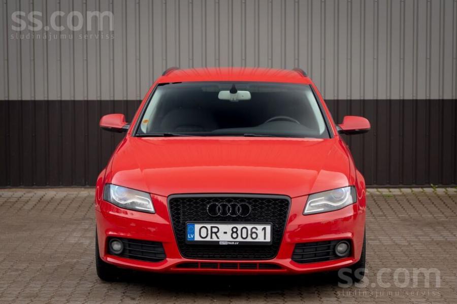 Red Audi A4 2012 in Talsi, with an engine capacity of 2.00 L and mileage of 0 thousand km for 4950 €, photo 3 on AUTOMOTO.COM.LV