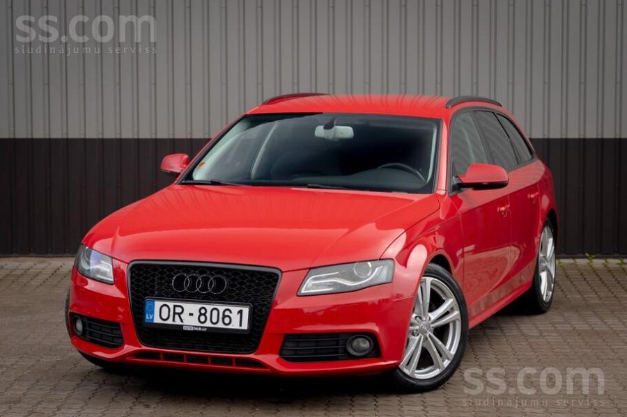 Red Audi A4 2012 in Talsi, with an engine capacity of 2.00 L and mileage of 0 thousand km for 4950 €, photo 4 on AUTOMOTO.COM.LV