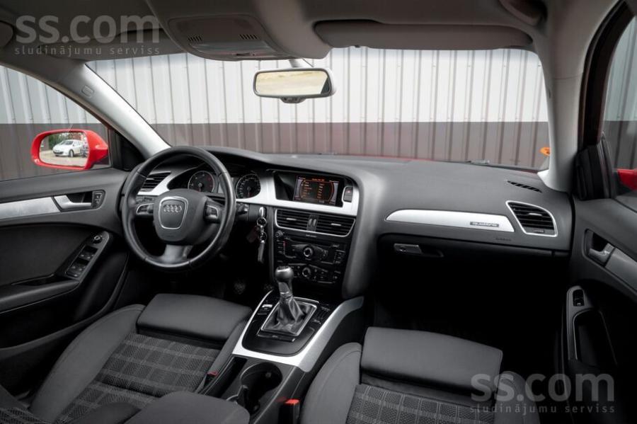 Red Audi A4 2012 in Talsi, with an engine capacity of 2.00 L and mileage of 0 thousand km for 4950 €, photo 9 on AUTOMOTO.COM.LV