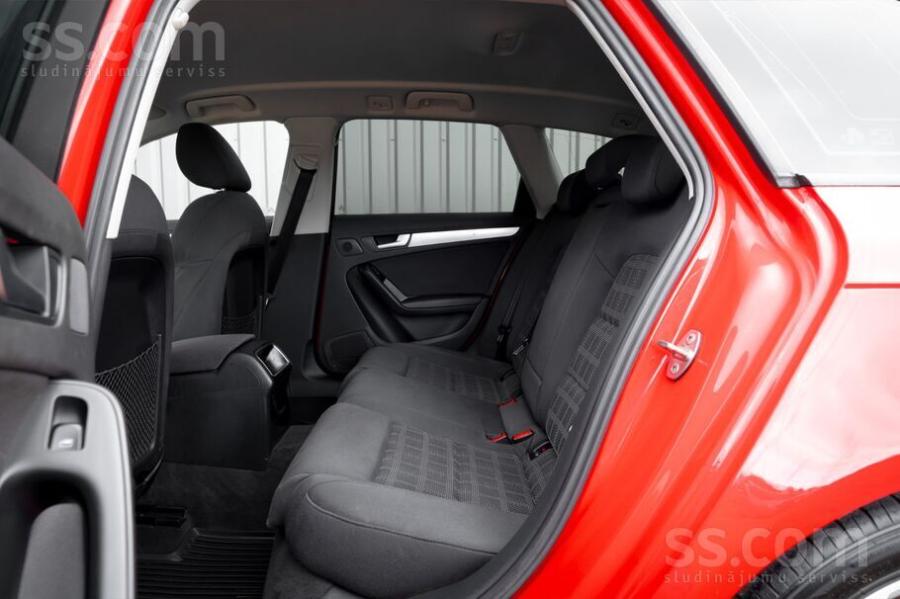 Red Audi A4 2012 in Talsi, with an engine capacity of 2.00 L and mileage of 0 thousand km for 4950 €, photo 11 on AUTOMOTO.COM.LV