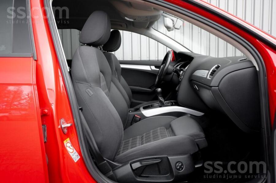 Red Audi A4 2012 in Talsi, with an engine capacity of 2.00 L and mileage of 0 thousand km for 4950 €, photo 13 on AUTOMOTO.COM.LV