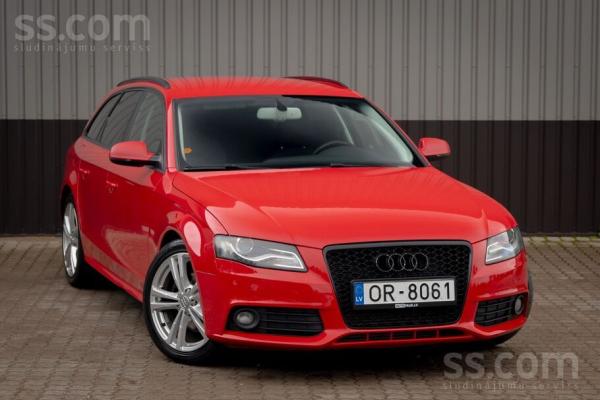Sarkans Audi A4 2012 Talsi, ar dzinēja tilpumu 2.00 L un nobraukumu 0 tūkst. km par 4950 €, foto 1 vietnē AUTOMOTO.COM.LV