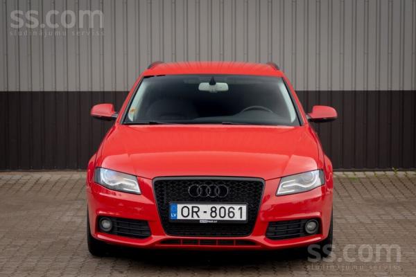 Sarkans Audi A4 2012 Talsi, ar dzinēja tilpumu 2.00 L un nobraukumu 0 tūkst. km par 4950 €, foto 3 vietnē AUTOMOTO.COM.LV