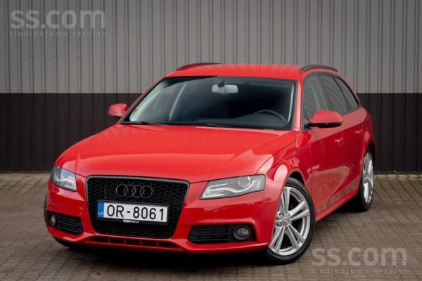 Sarkans Audi A4 2012 Talsi, ar dzinēja tilpumu 2.00 L un nobraukumu 0 tūkst. km par 4950 €, foto 4 vietnē AUTOMOTO.COM.LV