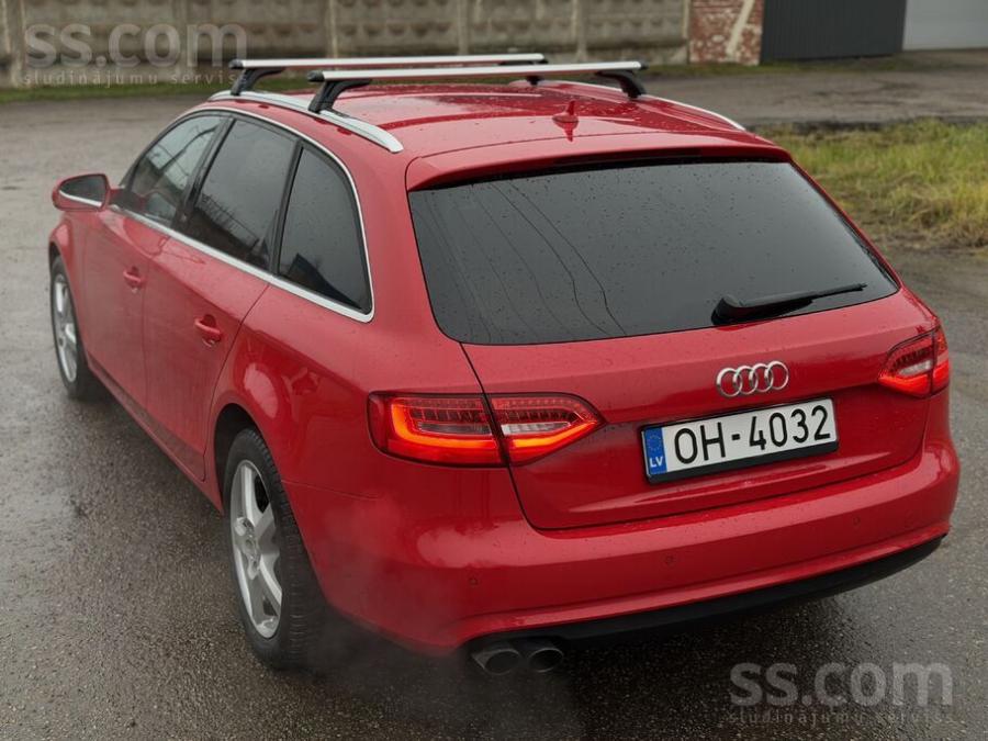 Sarkans Audi A4 2013 Ogre, ar dzinēja tilpumu 2.00 L un nobraukumu 283 tūkst. km par 8800 €, foto 5 vietnē AUTOMOTO.COM.LV