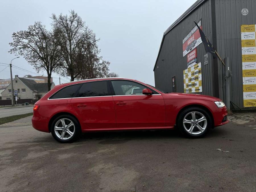 Red Audi A4 2013 in Siauliai, with an engine capacity of 2.00 L and mileage of 248 thousand km for 6500 €, photo 9 on AUTOMOTO.COM.LV