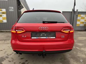 Red Audi A4 2013 in Siauliai, with an engine capacity of 2.00 L and mileage of 248 thousand km for 6500 €, photo 11 on AUTOMOTO.COM.LV