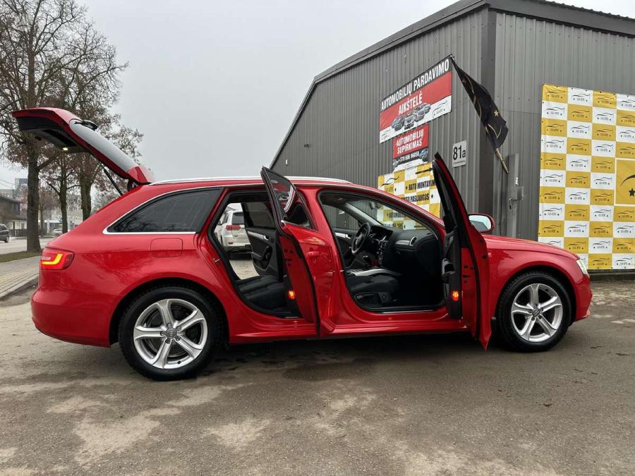Red Audi A4 2013 in Siauliai, with an engine capacity of 2.00 L and mileage of 248 thousand km for 6500 €, photo 26 on AUTOMOTO.COM.LV