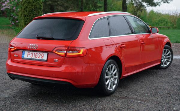 Sarkans Audi A4 2013 Viļņa, ar dzinēja tilpumu 2.00 L un nobraukumu 274 tūkst. km par 7400 €, foto 2 vietnē AUTOMOTO.COM.LV