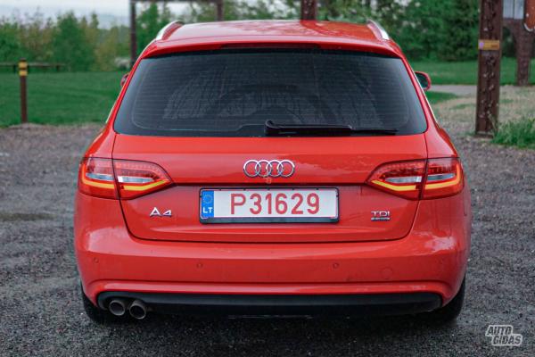Sarkans Audi A4 2013 Viļņa, ar dzinēja tilpumu 2.00 L un nobraukumu 274 tūkst. km par 7400 €, foto 3 vietnē AUTOMOTO.COM.LV