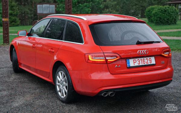 Sarkans Audi A4 2013 Viļņa, ar dzinēja tilpumu 2.00 L un nobraukumu 274 tūkst. km par 7400 €, foto 4 vietnē AUTOMOTO.COM.LV