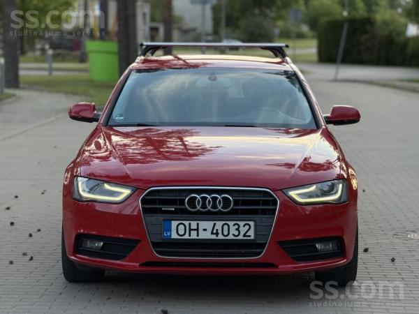 Sarkans Audi A4 2013 Ogre, ar dzinēja tilpumu 2.00 L un nobraukumu 289 tūkst. km par 7400 €, foto 1 vietnē AUTOMOTO.COM.LV