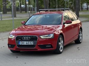 Red Audi A4 2013 in Ogre, with an engine capacity of 2.00 L and mileage of 289 thousand km for 7400 €, photo 3 on AUTOMOTO.COM.LV
