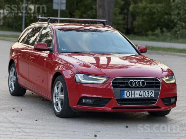 Sarkans Audi A4 2013 Ogre, ar dzinēja tilpumu 2.00 L un nobraukumu 289 tūkst. km par 7400 €, foto 3 vietnē AUTOMOTO.COM.LV