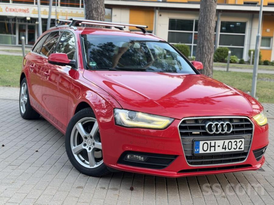 Red Audi A4 2013 in Ogre, with an engine capacity of 2.00 L and mileage of 289 thousand km for 7400 €, photo 5 on AUTOMOTO.COM.LV