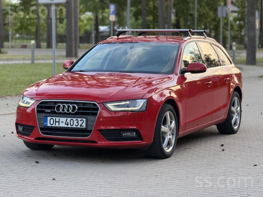 Red Audi A4 2013 in Ogre, with an engine capacity of 2.00 L and mileage of 289 thousand km for 7400 €, photo 6 on AUTOMOTO.COM.LV