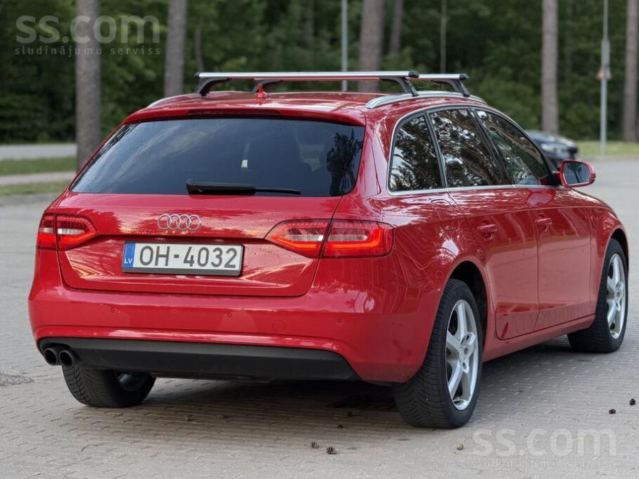 Red Audi A4 2013 in Ogre, with an engine capacity of 2.00 L and mileage of 289 thousand km for 7400 €, photo 8 on AUTOMOTO.COM.LV