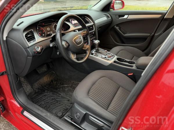 Sarkans Audi A4 2013 Ogre, ar dzinēja tilpumu 2.00 L un nobraukumu 289 tūkst. km par 7400 €, foto 10 vietnē AUTOMOTO.COM.LV