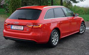 Red Audi A4 2013 in Vilnius, with an engine capacity of 2.00 L and mileage of 274 thousand km for 7400 €, photo 3 on AUTOMOTO.COM.LV