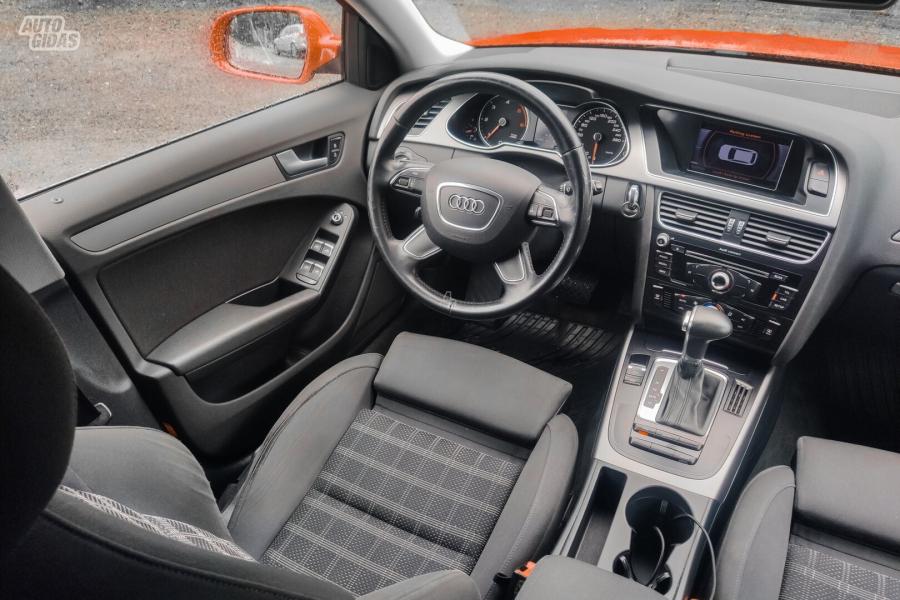 Red Audi A4 2013 in Vilnius, with an engine capacity of 2.00 L and mileage of 274 thousand km for 7400 €, photo 12 on AUTOMOTO.COM.LV