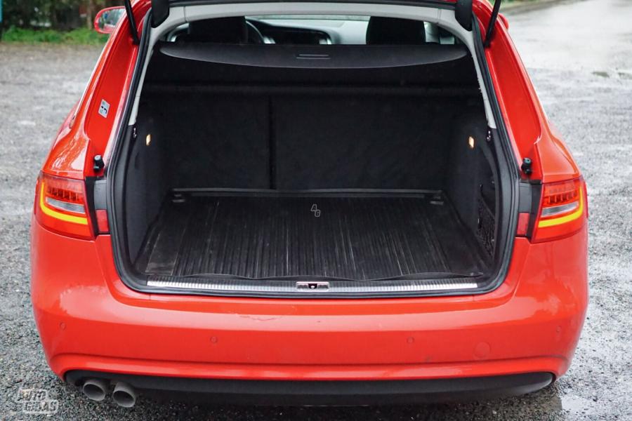 Red Audi A4 2013 in Vilnius, with an engine capacity of 2.00 L and mileage of 274 thousand km for 7400 €, photo 20 on AUTOMOTO.COM.LV