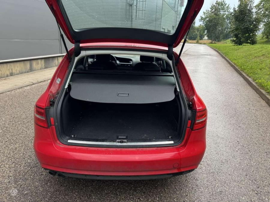 Red Audi A4 2013 in Alytus, with an engine capacity of 2.00 L and mileage of 182 thousand km for 5950 €, photo 6 on AUTOMOTO.COM.LV