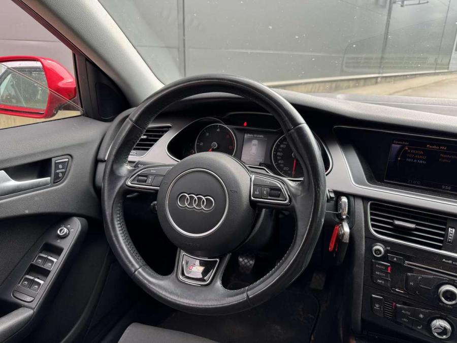 Red Audi A4 2013 in Alytus, with an engine capacity of 2.00 L and mileage of 182 thousand km for 5950 €, photo 12 on AUTOMOTO.COM.LV