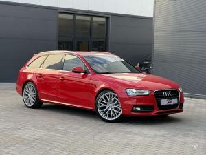 Red Audi A4 2013 in Kaunas, with an engine capacity of 1.97 L and mileage of 279 thousand km for 10590 €, photo  on AUTOMOTO.COM.LV