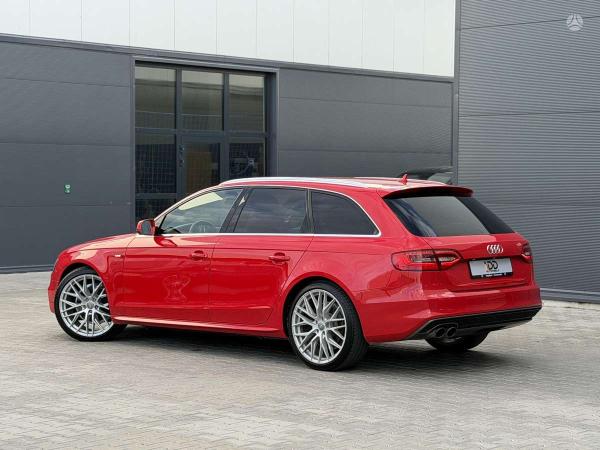 Red Audi A4 2013 in Kaunas, with an engine capacity of 1.97 L and mileage of 279 thousand km for 10590 €, photo 3 on AUTOMOTO.COM.LV