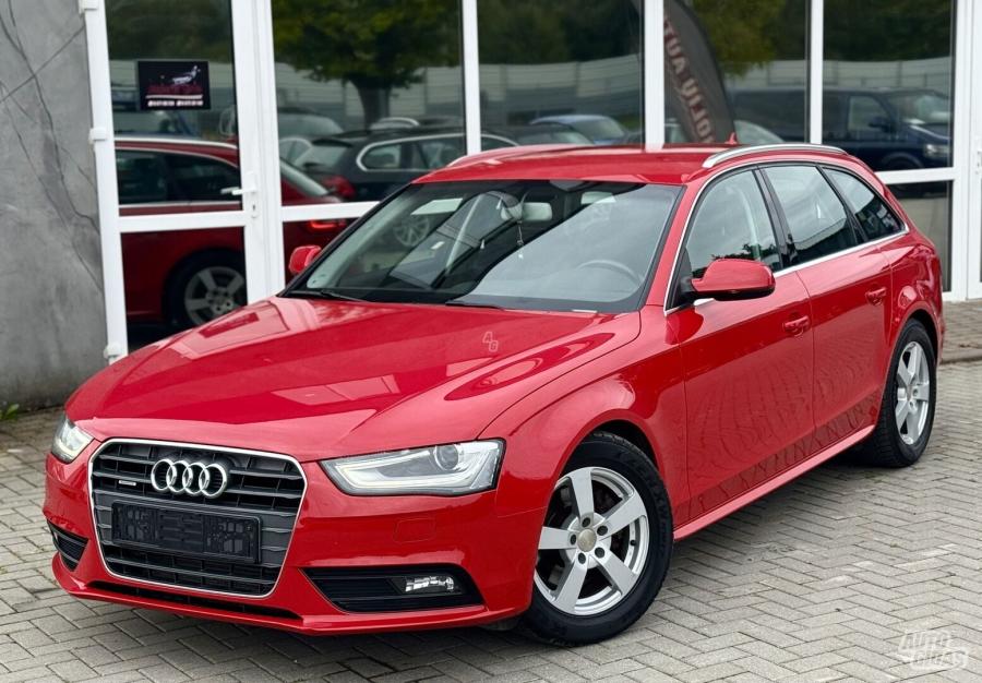 Red Audi A4 2013 in Radviliskis, with an engine capacity of 2.00 L and mileage of 267 thousand km for 7650 €, photo 1 on AUTOMOTO.COM.LV
