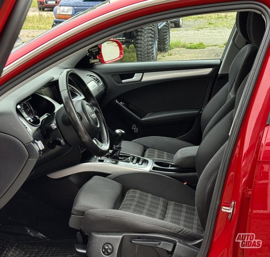 Red Audi A4 2013 in Radviliskis, with an engine capacity of 2.00 L and mileage of 267 thousand km for 7650 €, photo 23 on AUTOMOTO.COM.LV