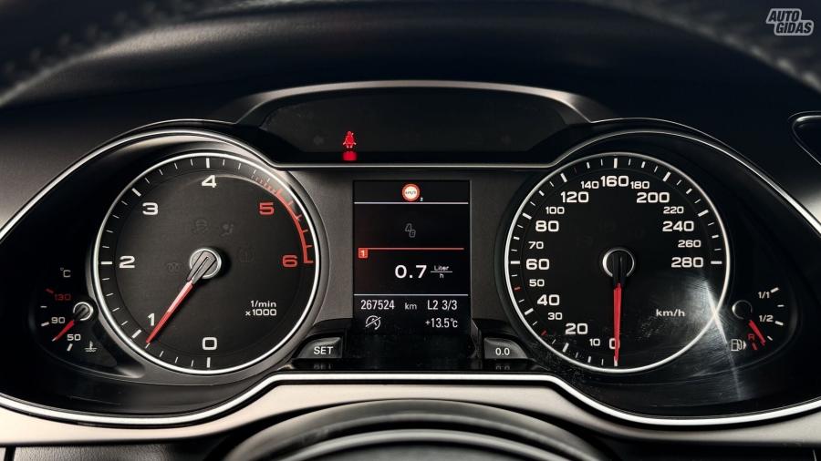Red Audi A4 2013 in Radviliskis, with an engine capacity of 2.00 L and mileage of 267 thousand km for 7650 €, photo 24 on AUTOMOTO.COM.LV