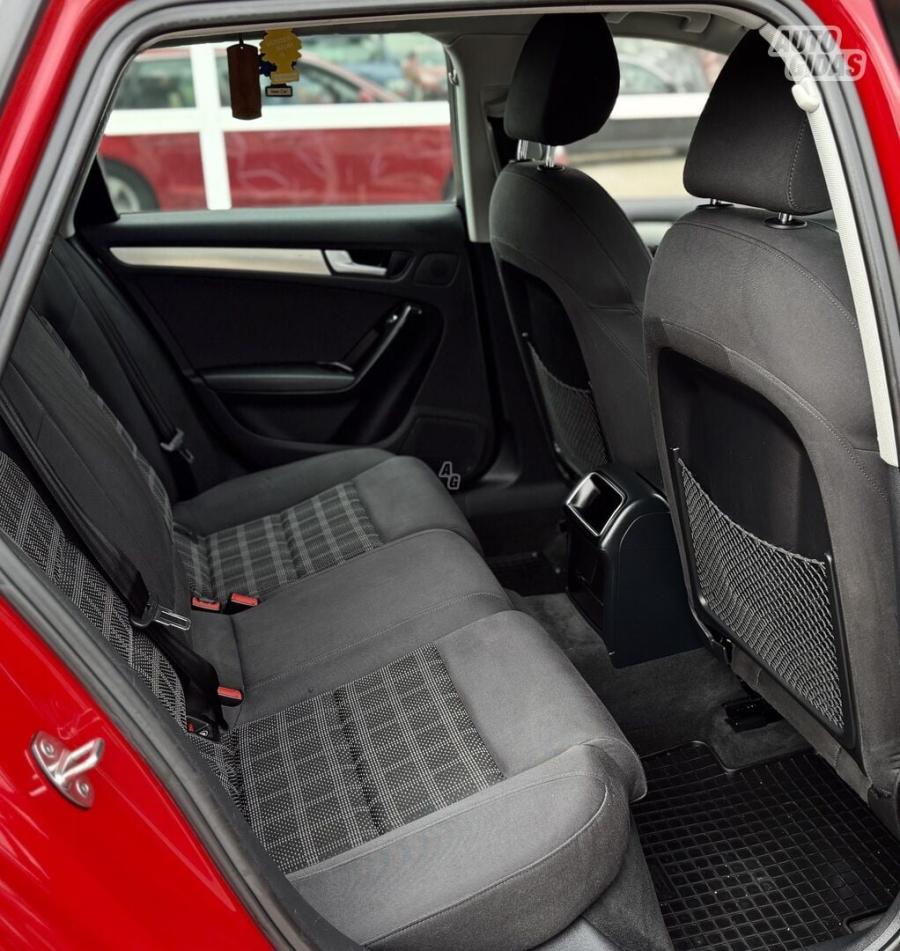 Red Audi A4 2013 in Radviliskis, with an engine capacity of 2.00 L and mileage of 267 thousand km for 7650 €, photo 31 on AUTOMOTO.COM.LV