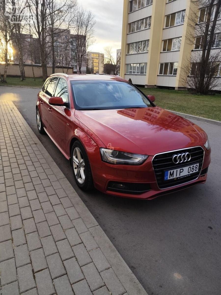 Sarkans Audi A4 2014 Ignalina, ar dzinēja tilpumu 2.00 L un nobraukumu 238 tūkst. km par 7000 €, foto 1 vietnē AUTOMOTO.COM.LV