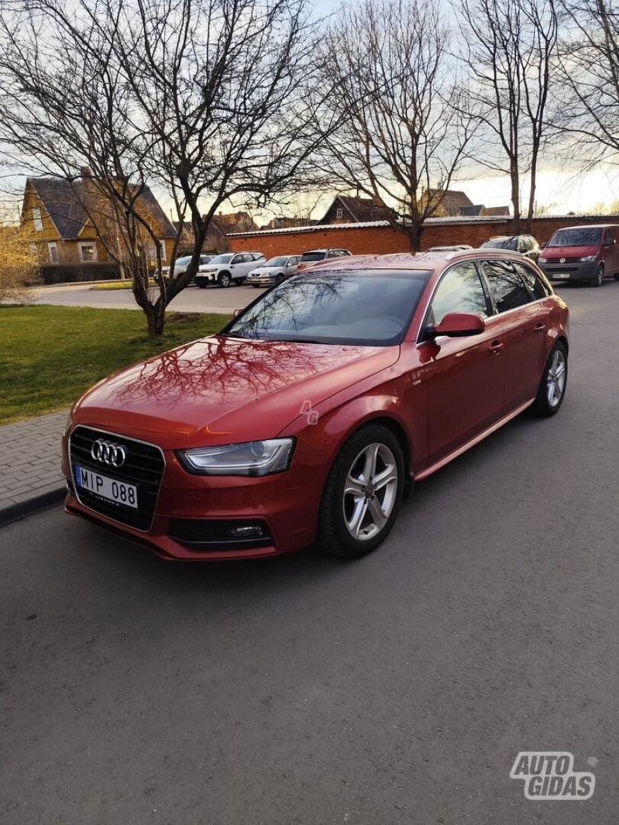 Sarkans Audi A4 2014 Ignalina, ar dzinēja tilpumu 2.00 L un nobraukumu 238 tūkst. km par 7000 €, foto 3 vietnē AUTOMOTO.COM.LV