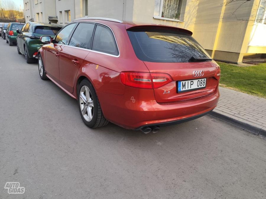 Sarkans Audi A4 2014 Ignalina, ar dzinēja tilpumu 2.00 L un nobraukumu 238 tūkst. km par 7000 €, foto 6 vietnē AUTOMOTO.COM.LV