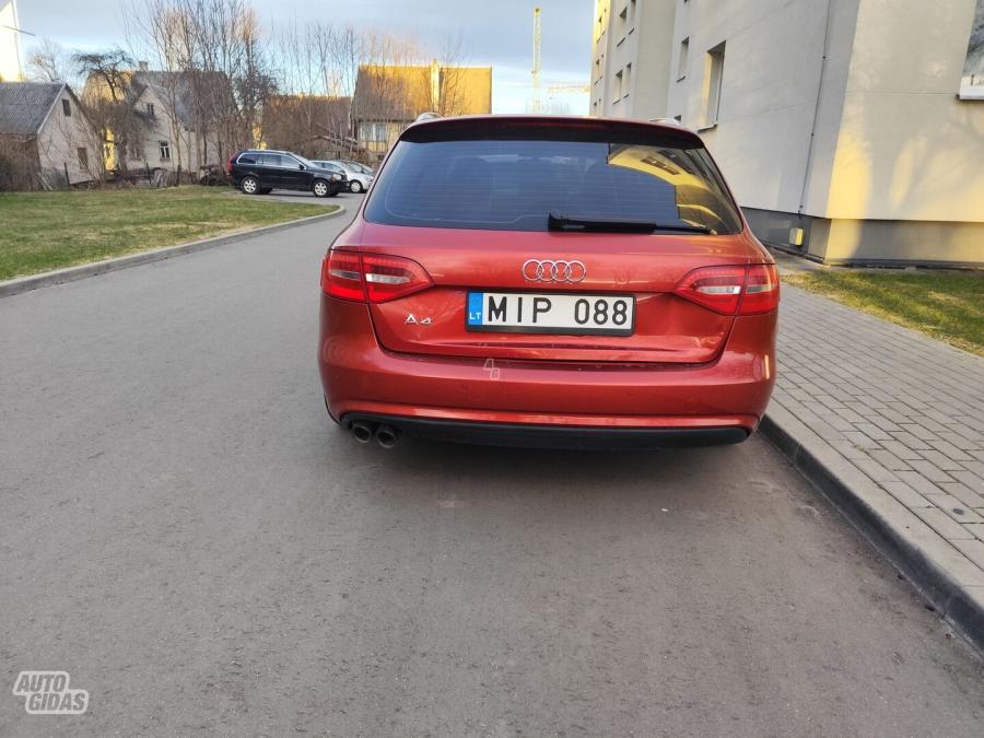 Sarkans Audi A4 2014 Ignalina, ar dzinēja tilpumu 2.00 L un nobraukumu 238 tūkst. km par 7000 €, foto 7 vietnē AUTOMOTO.COM.LV