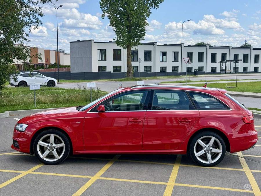 Sarkans Audi A4 2014 Viļņa, ar dzinēja tilpumu 1.97 L un nobraukumu 285 tūkst. km par 6500 €, foto 3 vietnē AUTOMOTO.COM.LV