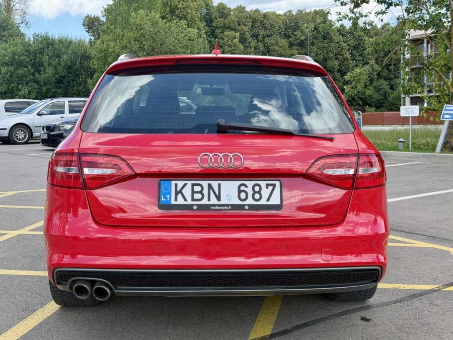 Sarkans Audi A4 2014 Viļņa, ar dzinēja tilpumu 1.97 L un nobraukumu 285 tūkst. km par 6500 €, foto 5 vietnē AUTOMOTO.COM.LV