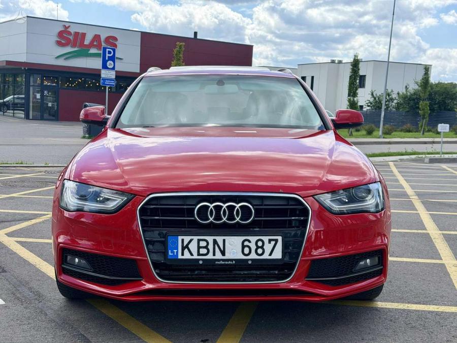 Sarkans Audi A4 2014 Viļņa, ar dzinēja tilpumu 1.97 L un nobraukumu 285 tūkst. km par 6500 €, foto 9 vietnē AUTOMOTO.COM.LV