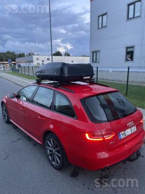 Red Audi A4 2014 in Riga, with an engine capacity of 2.00 L and mileage of 365 thousand km for 7000 €, photo  on AUTOMOTO.COM.LV